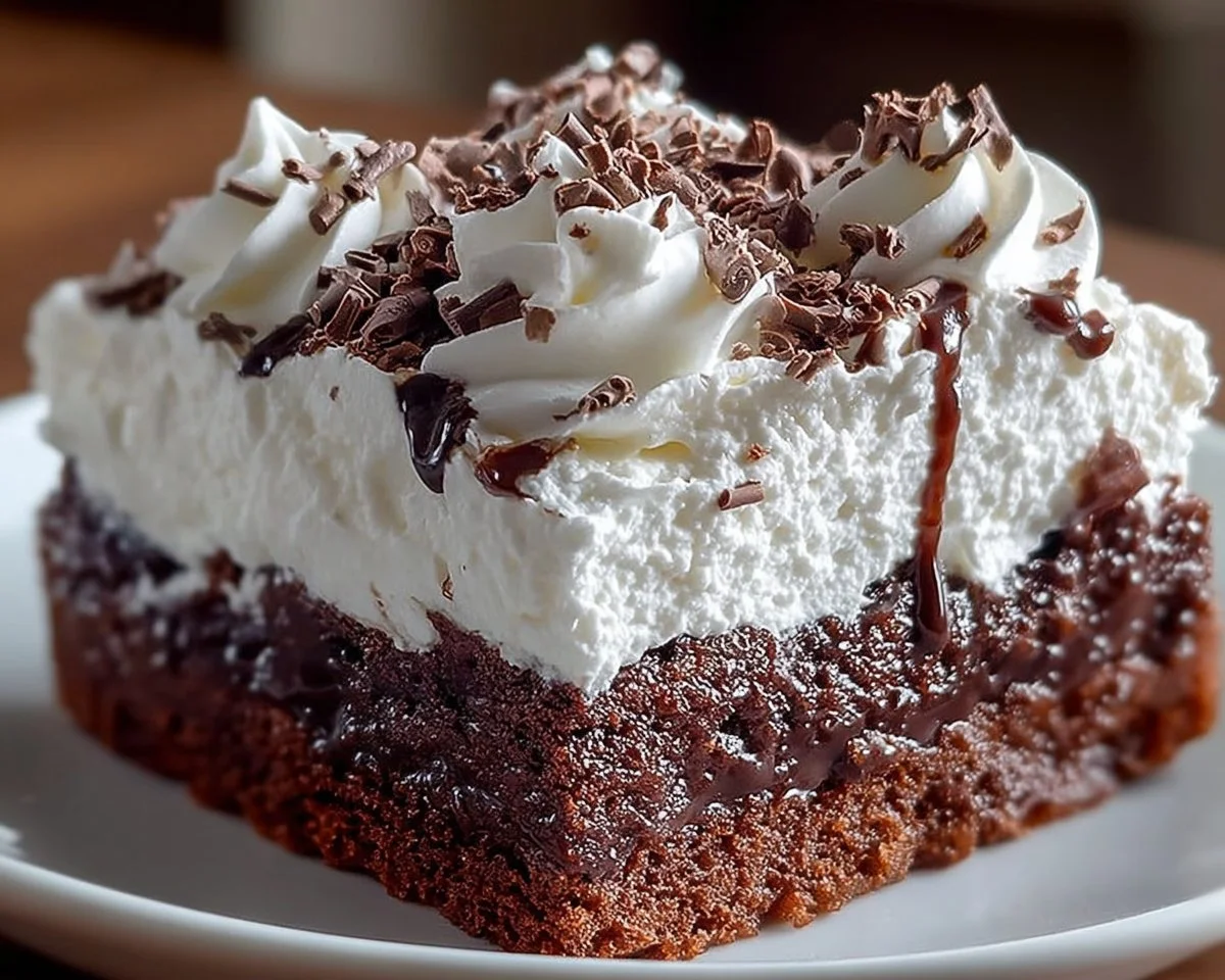 Brownie Refrigerator Cake