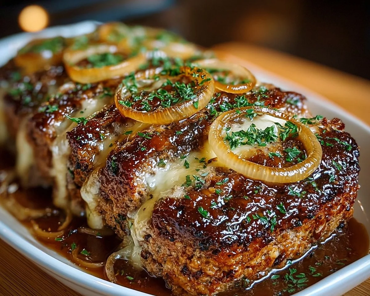 French Onion Meatloaf