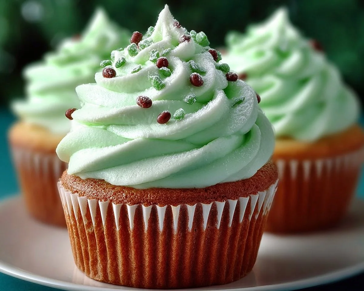 Shamrock Shake Cupcakes